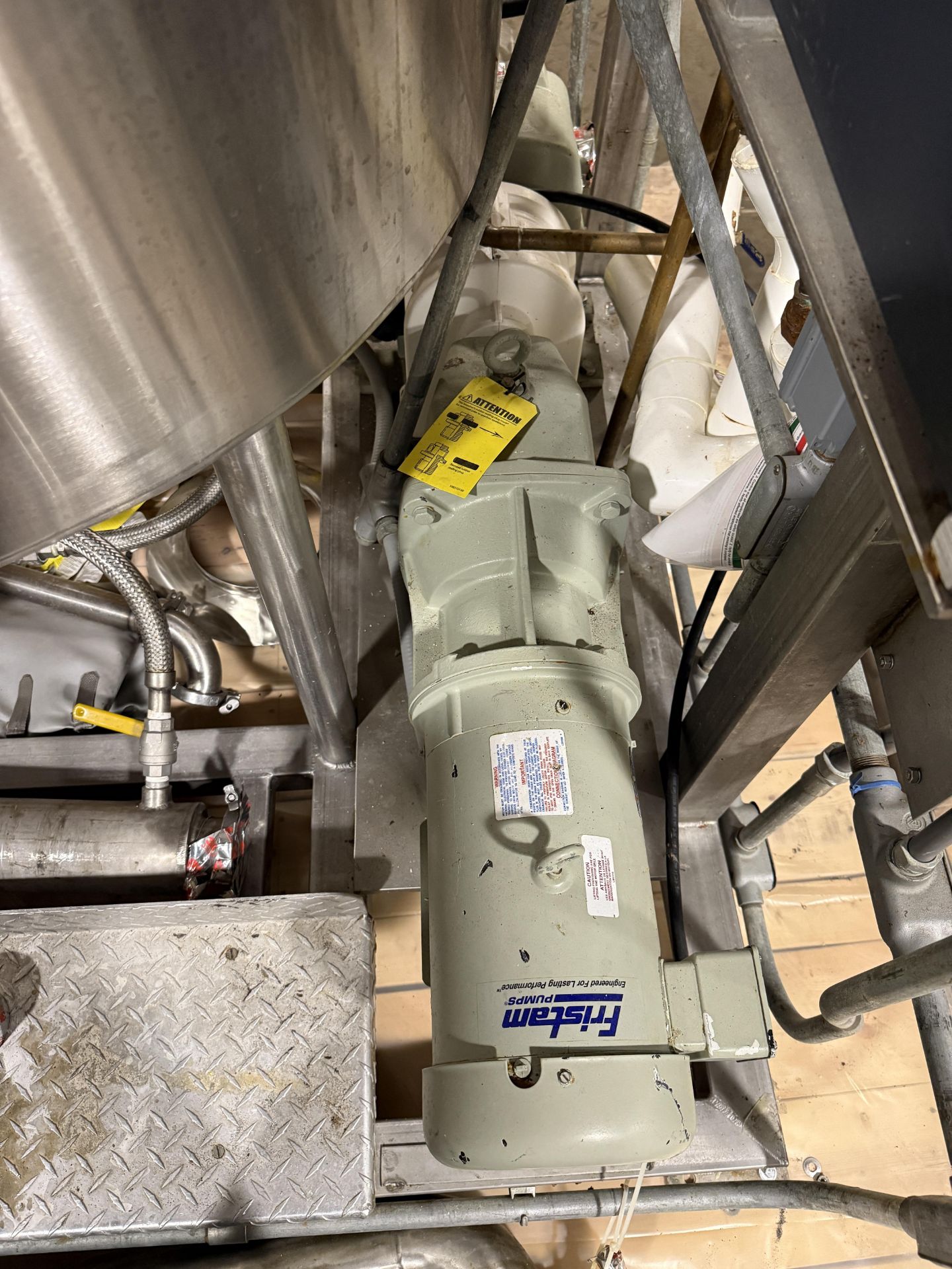 AB Process Tank - DUAL TANK / HIGH SHEAR 1 TANK SCRAPE AGITATOR BOTTOM ...