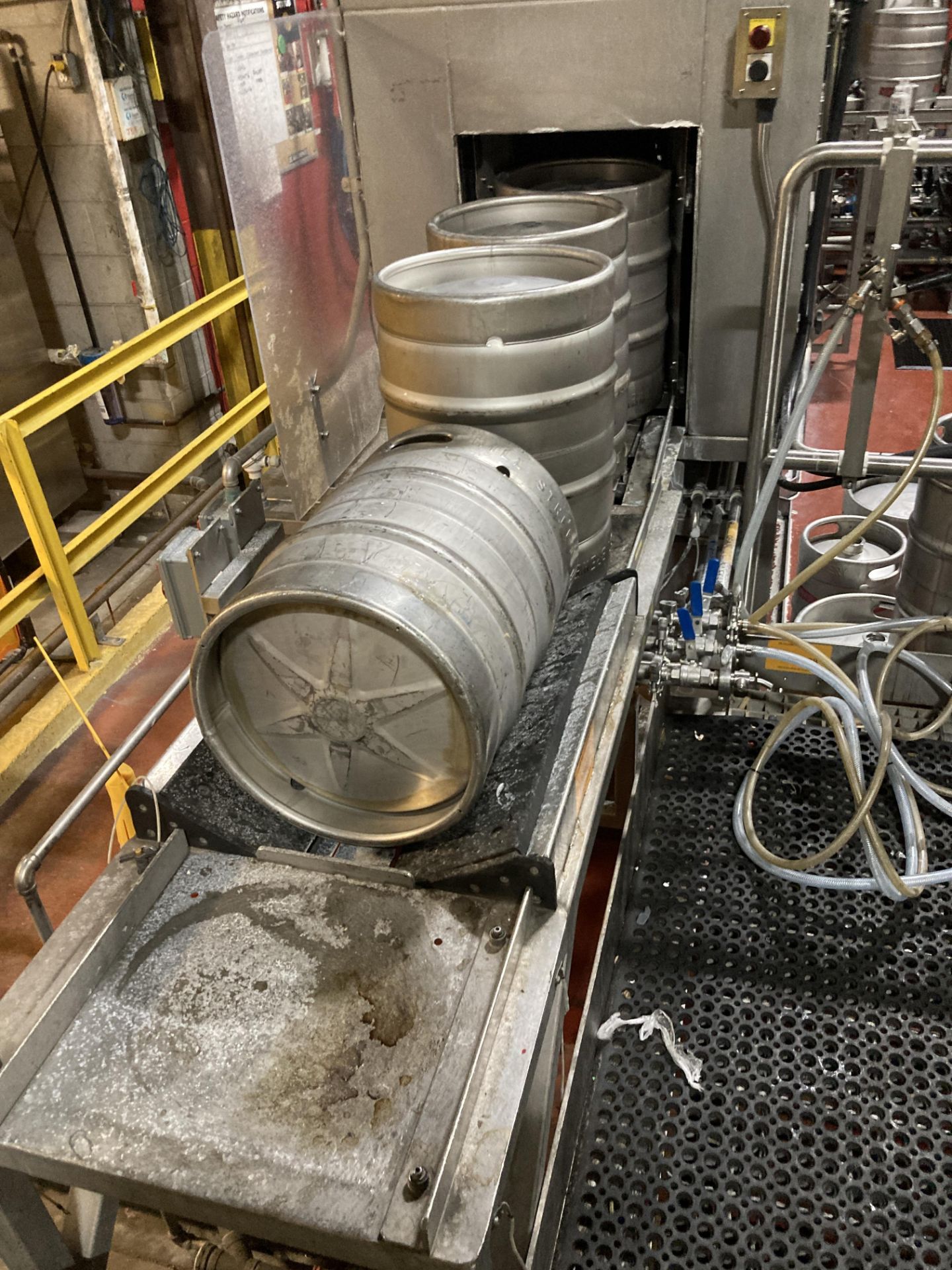 Beverage Machinery System keg line with external washer , 3 station ...
