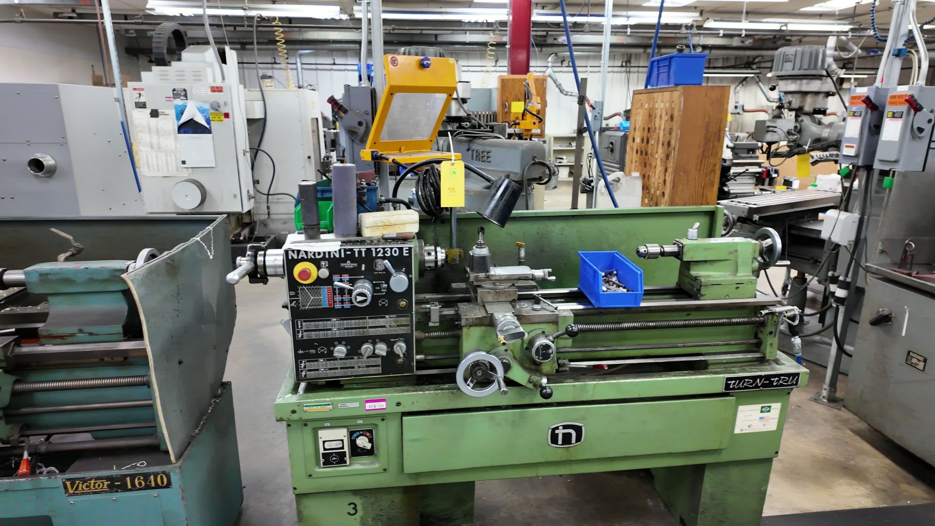 Nardini TT-1230E Engine Lathe, Timken Bearings, 12" x 30" Capacity ...