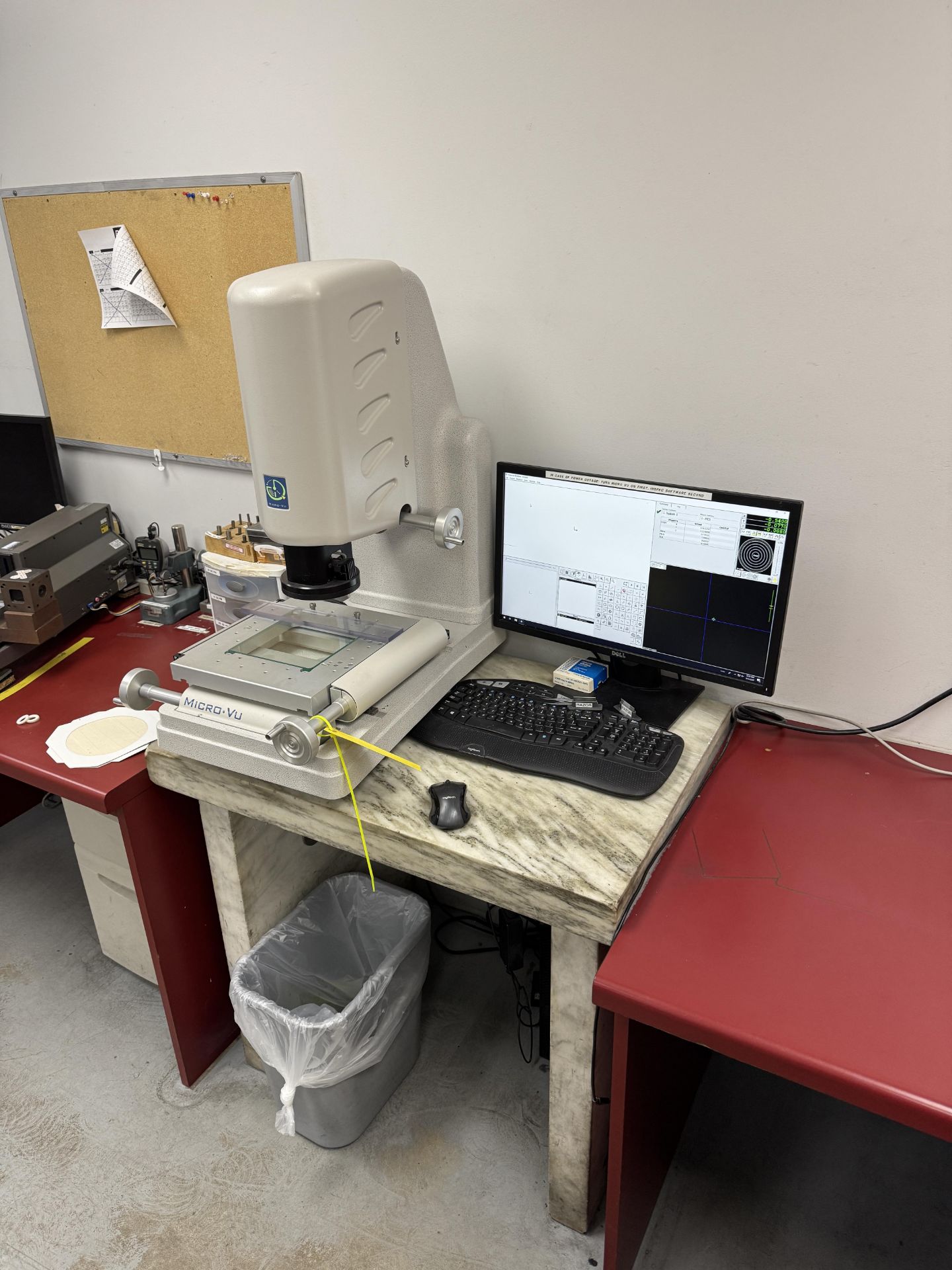 Micro-Vu Sol Manual Precision Measurement System (Includes Granite ...