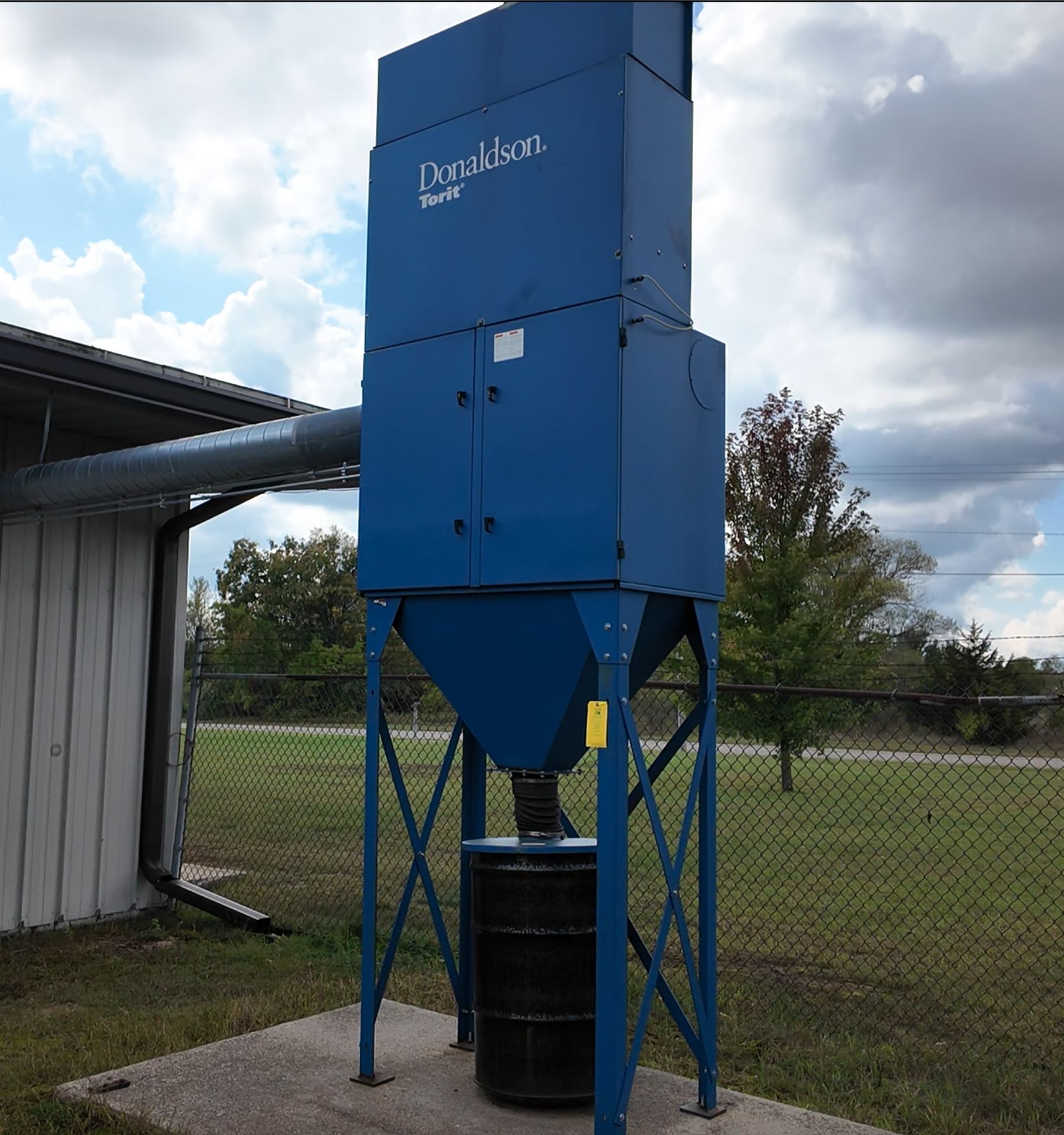 Donaldson Torit Downflo Oval Bag House, Model# DFO2-12, Serial# 3432147 ...