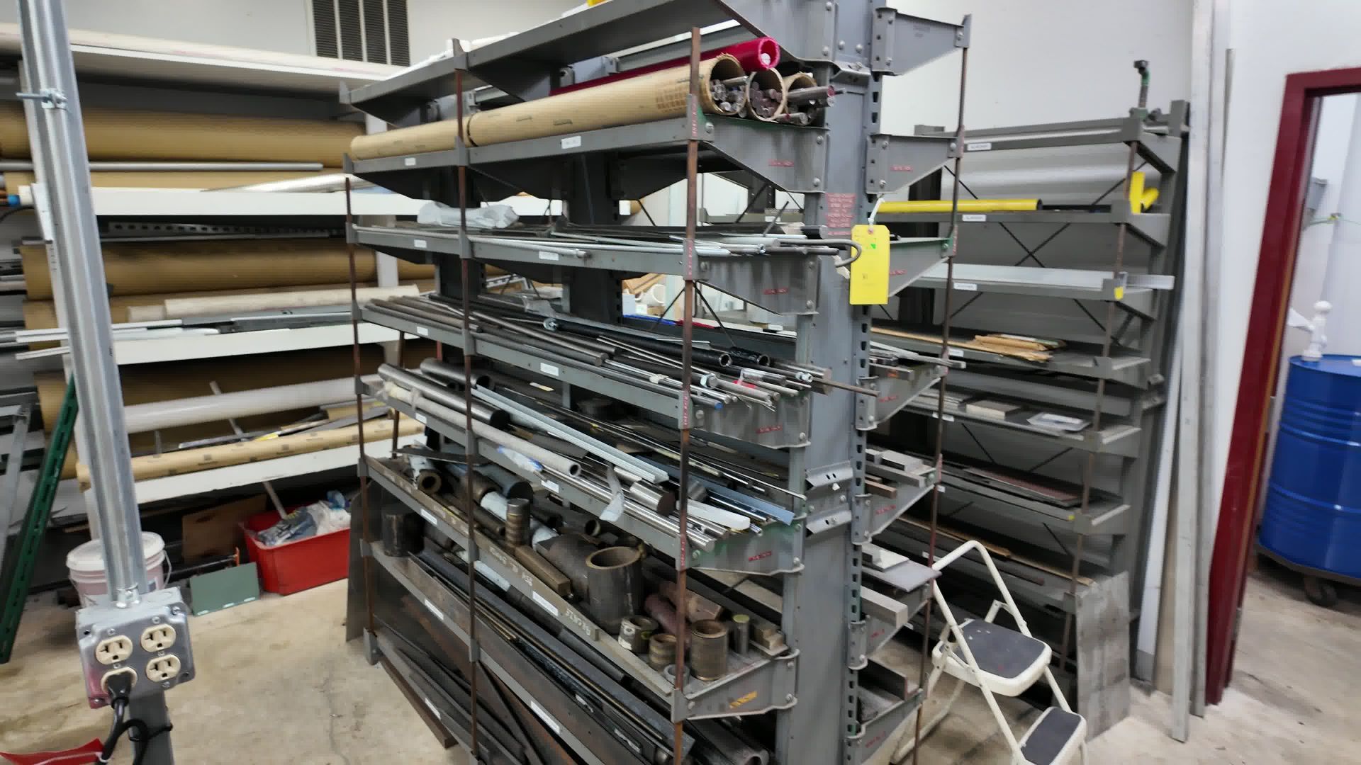 Machine Shop Storage Racks, Includes Contents (All Photoed), Rigging ...