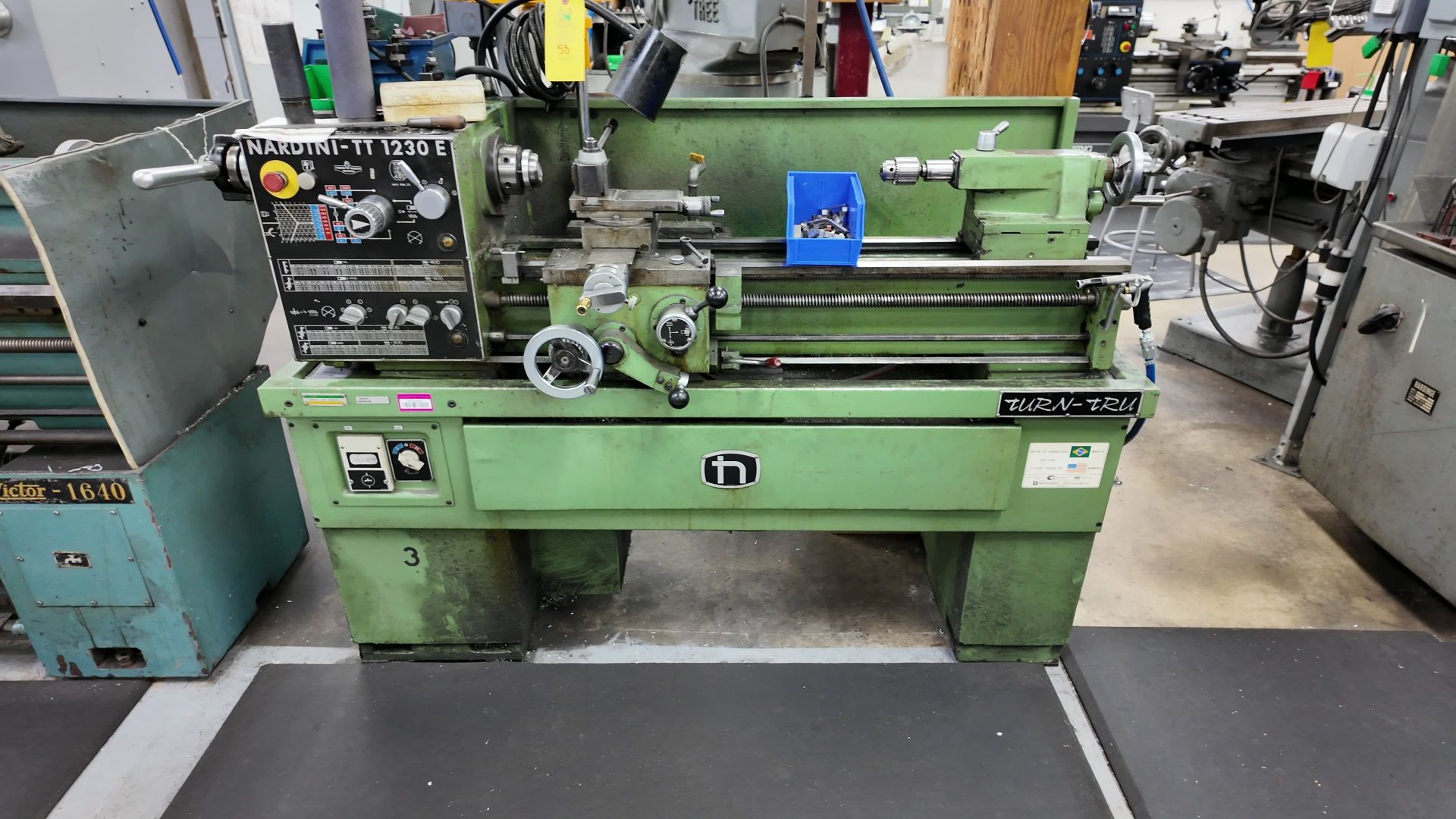 Nardini TT-1230E Engine Lathe, Timken Bearings, 12" x 30" Capacity ...