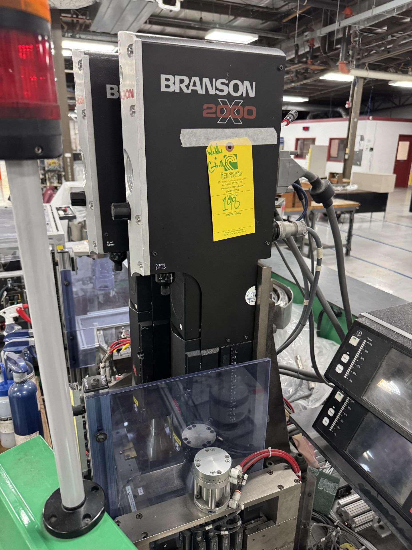 Branson X2000 Ultrasonic Welder, Serial# XHD10082352A, 200-240V, 50/60 ...