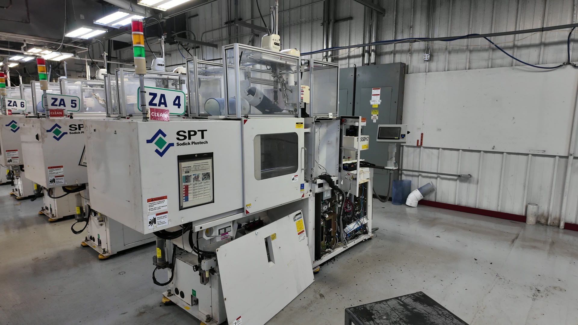 Sodick Plustech Co. Injection Molding Machine, Model# TR55EH2, Serial ...