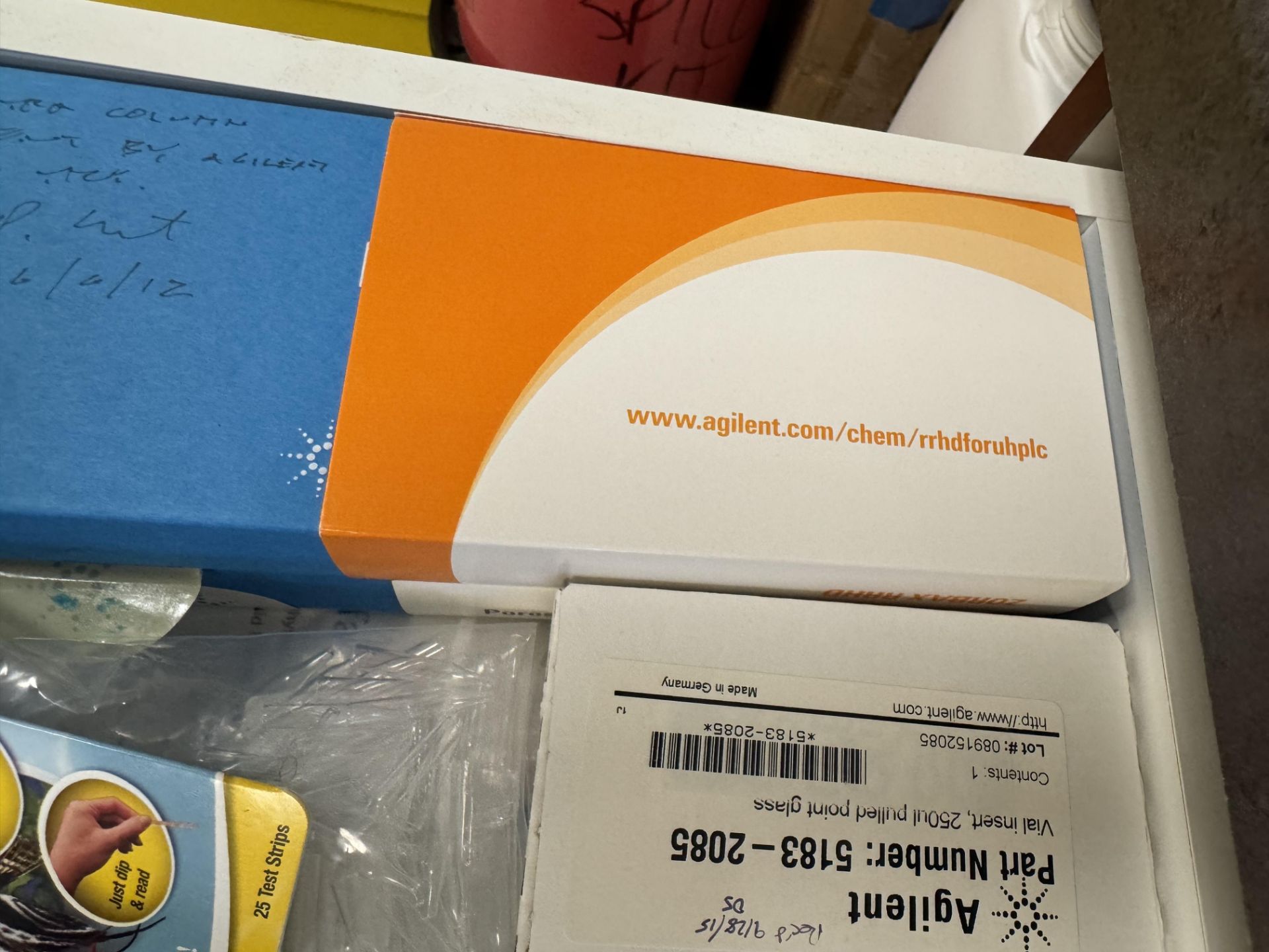 Lot of Contents of Drawers (All Photoed), Agilent HPLC Columns, VWR ...
