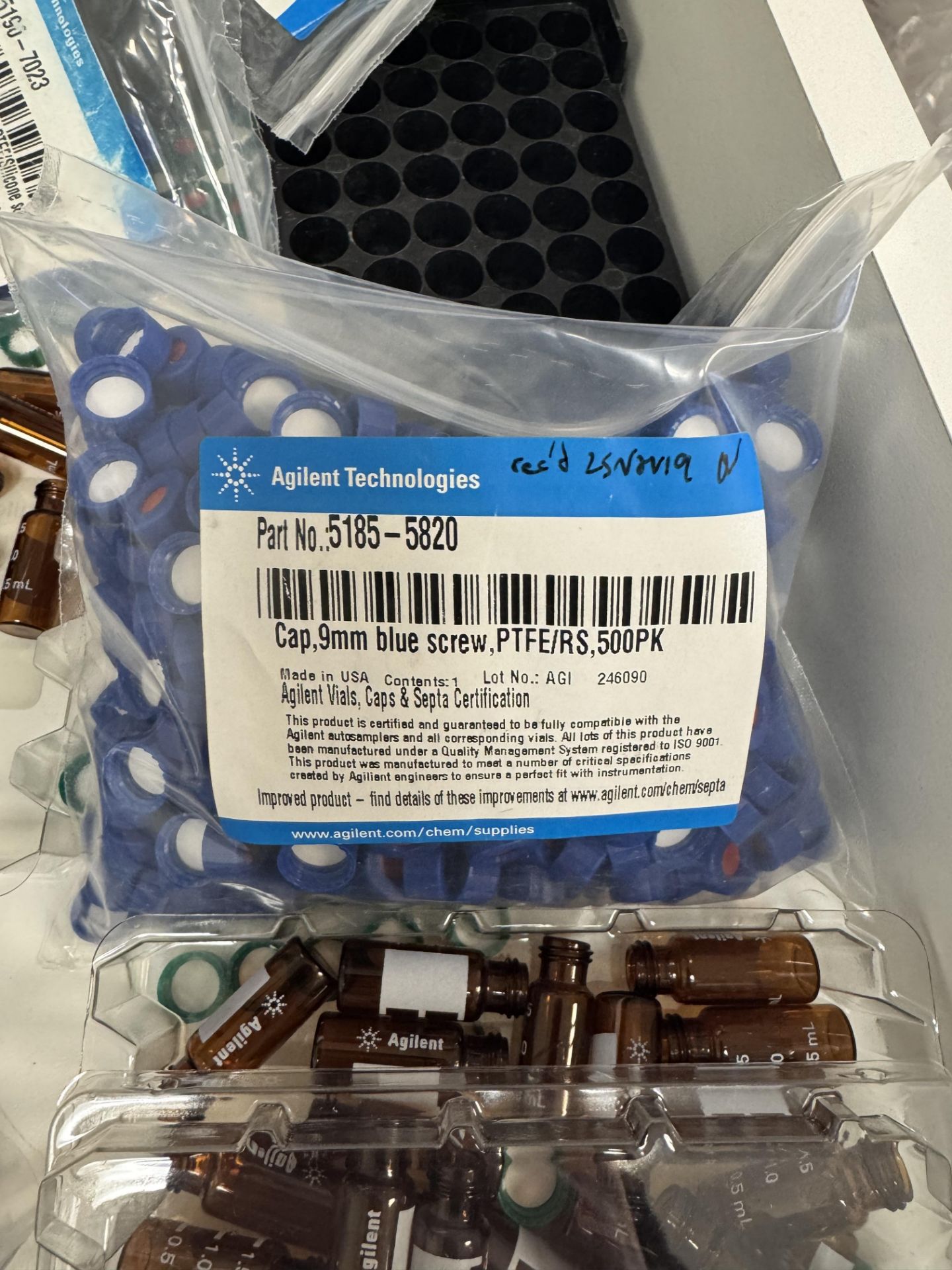 Lot of Contents of Drawers (All Photoed), Agilent HPLC Columns, VWR ...