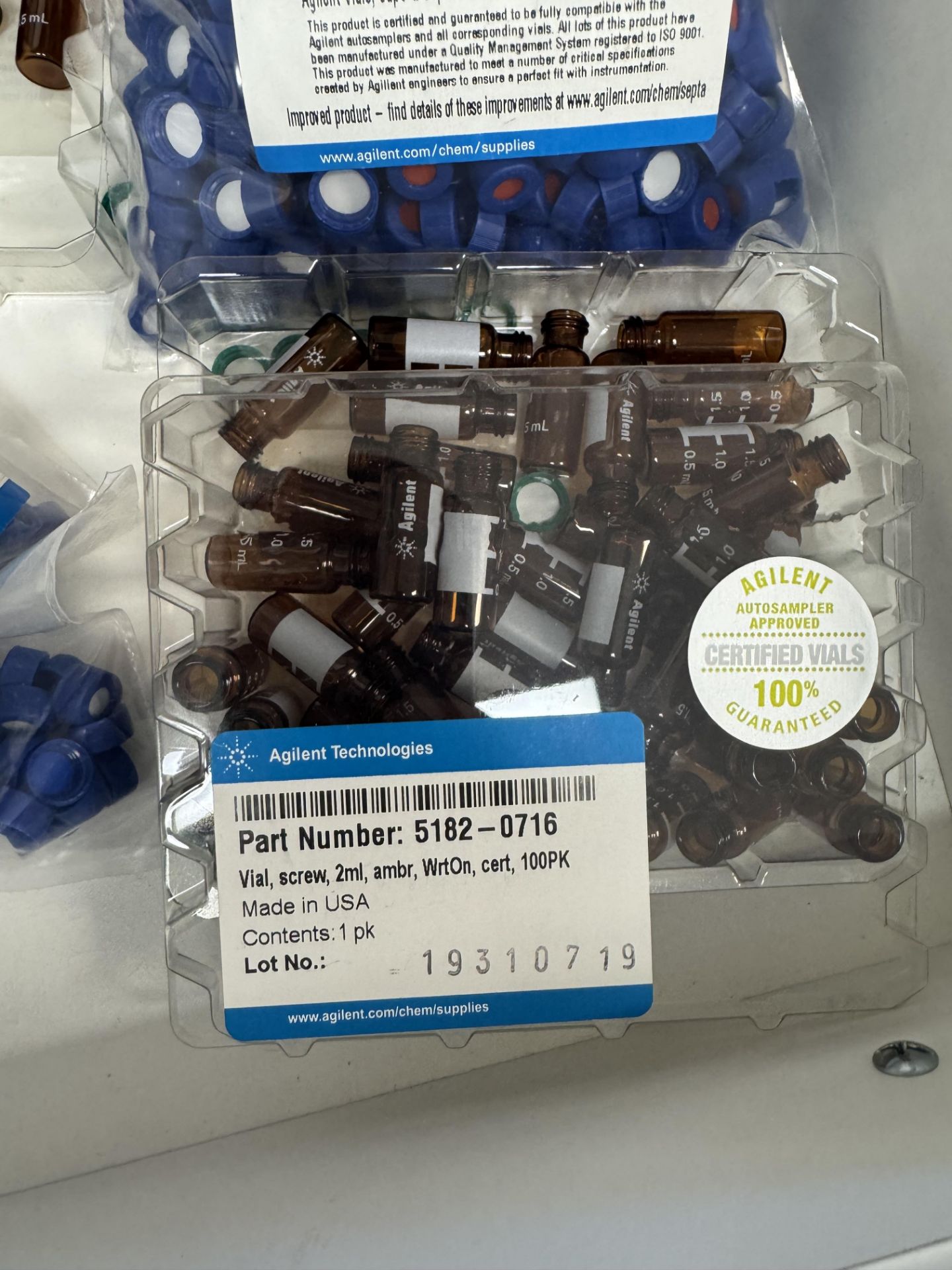 Lot of Contents of Drawers (All Photoed), Agilent HPLC Columns, VWR ...