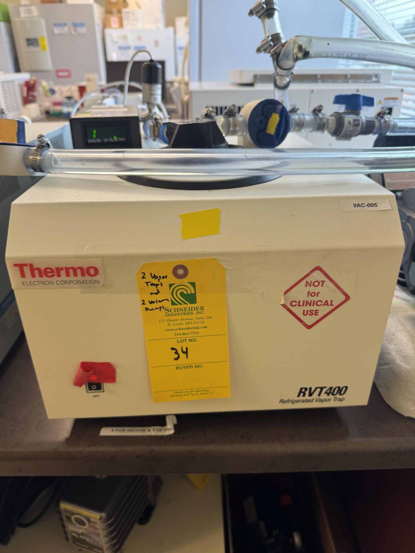 Thermo and Savant Refigerated Vapor Traps, Model# RVT 400 (Includes 2 ...