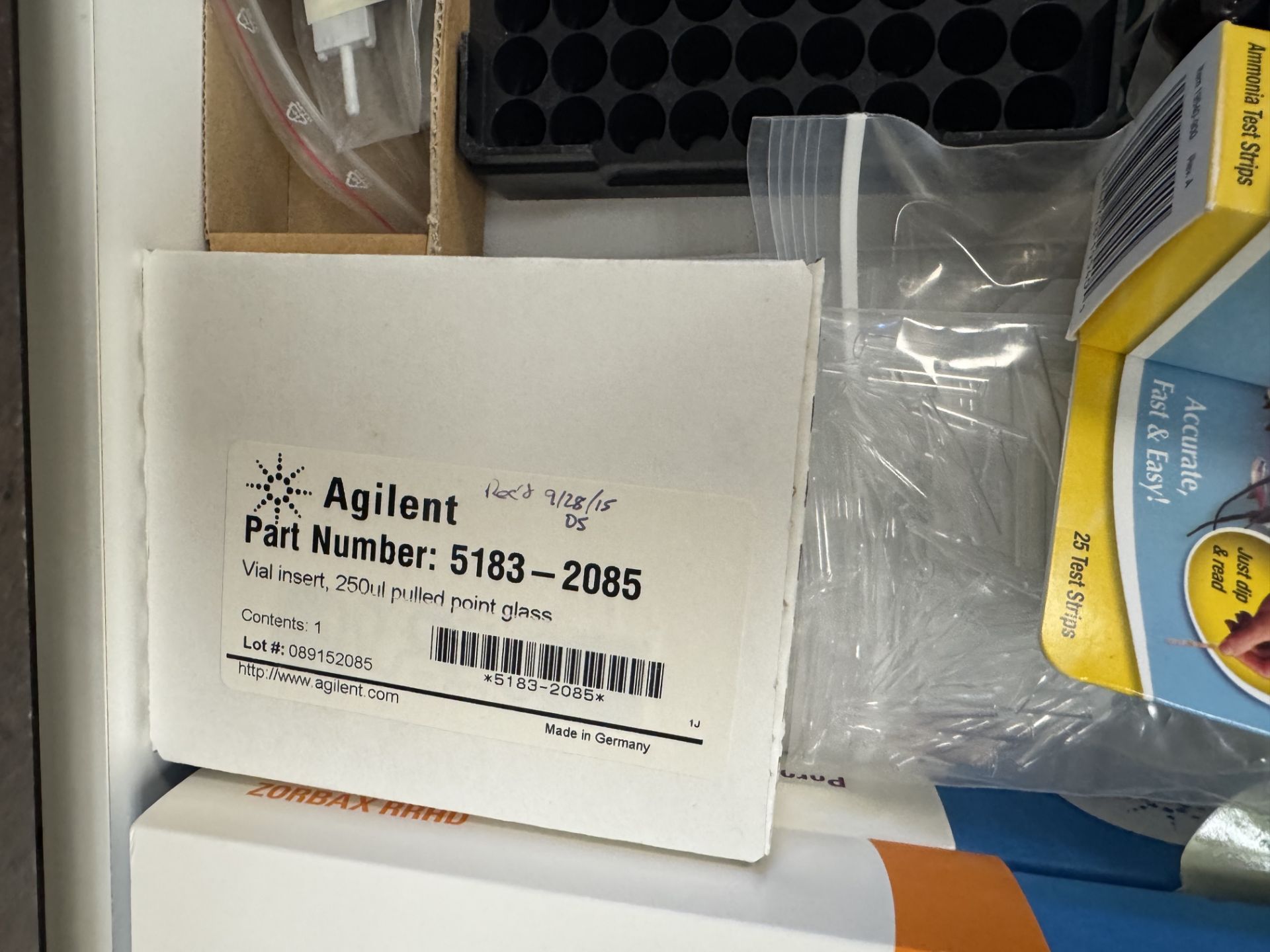 Lot of Contents of Drawers (All Photoed), Agilent HPLC Columns, VWR ...