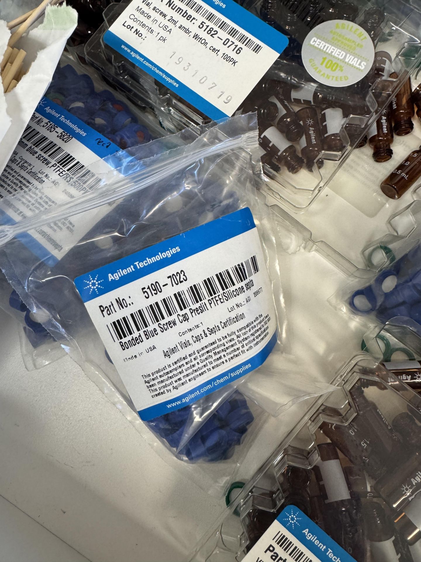 Lot of Contents of Drawers (All Photoed), Agilent HPLC Columns, VWR ...