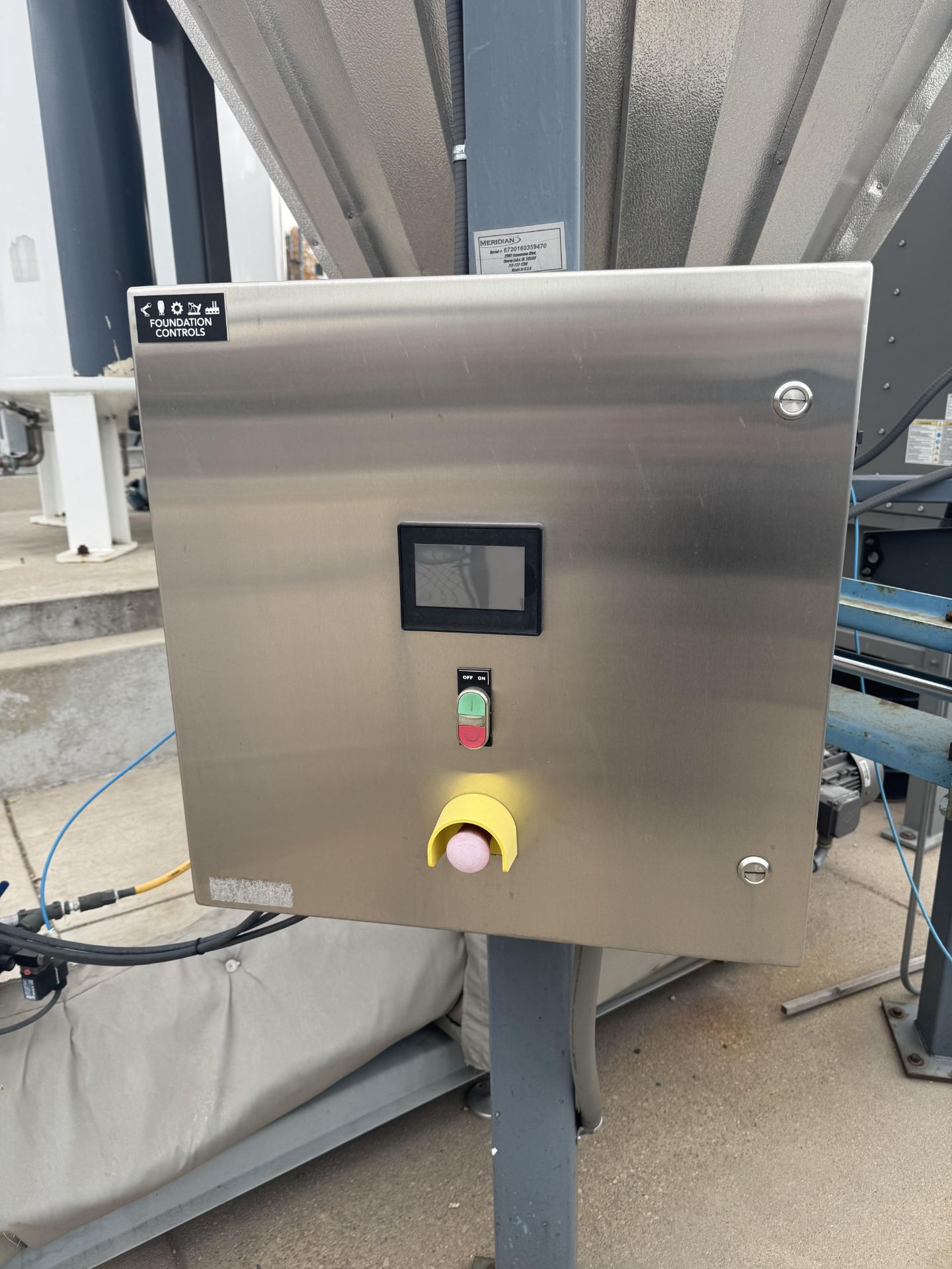 Meridian Spent Grain Silo w/ Knife Gate Valve and Netzsch Pump, Silo ...