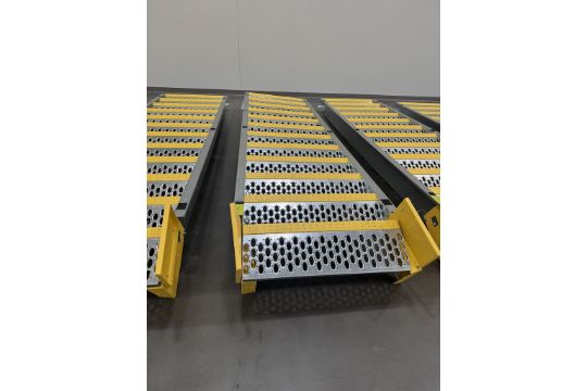 Heavy-duty industrial crossover Steps designed for walking over ...