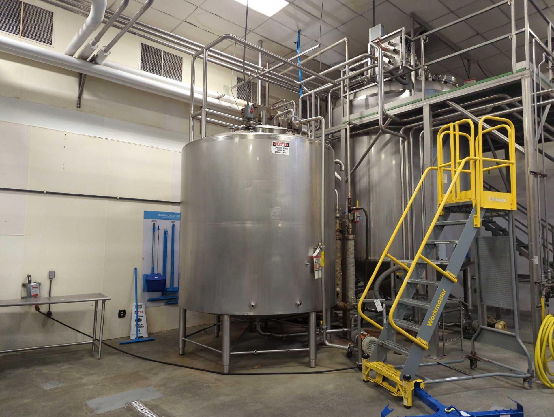 Used Walker Jacketed Tank with: Capacity: 3,000 gallons MAWP: 75 PSIG ...