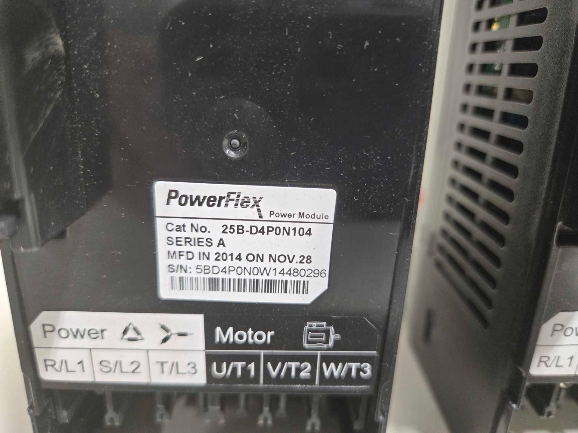 Used 3 Allen-Bradley PowerFlex Variable Frequency Drives with: Cat No ...