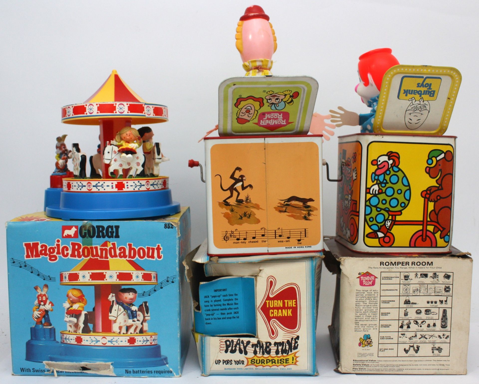Corgi Toys; A boxed 1972 Corgi 852 Magic Roundabout musical carousel ...
