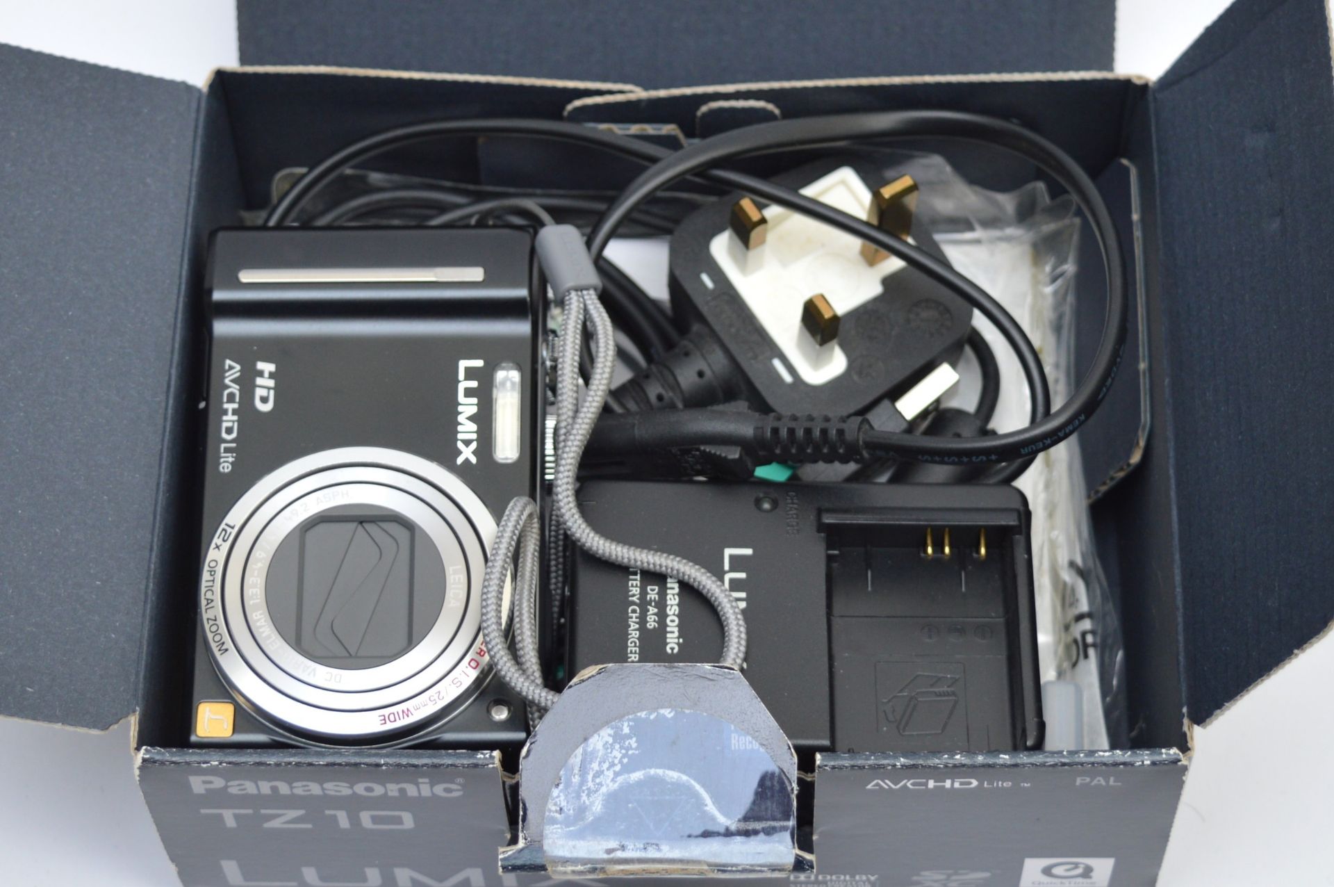 A Lumix Panasonic TZ10 digital camera with an in-built Leica lens, in ...