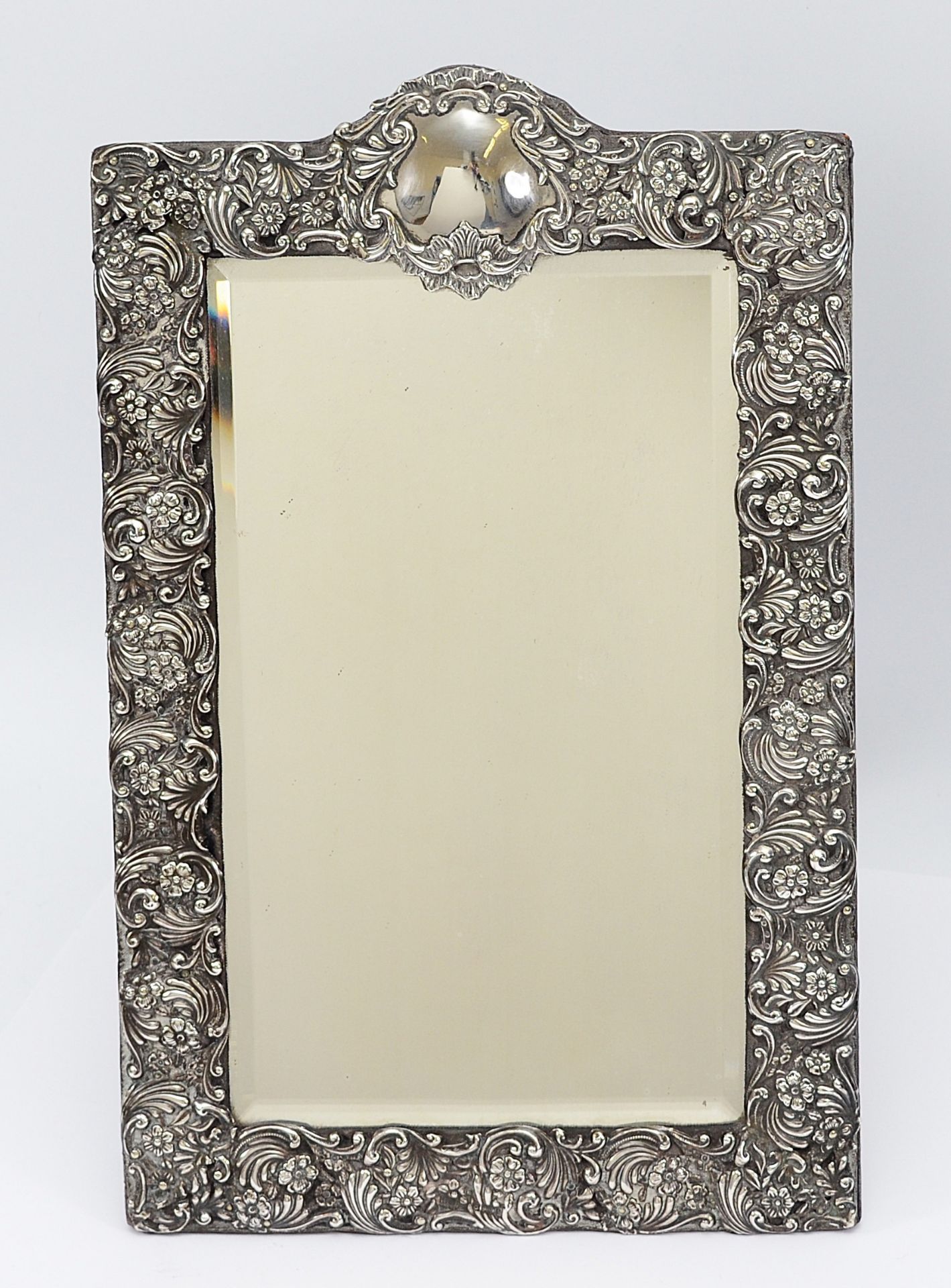 An Edwardian silver table mirror, Birmingham 1902, by Henry Matthews ...
