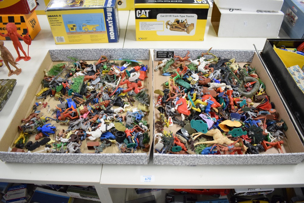 Plastic and Lead Figures, Timpo Knights on Horseback, Britains Western ...