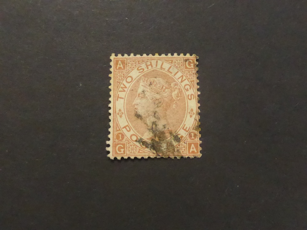 GB 1880 2 SHILLING BROWN PL1 FINE USED (SG121) An attractive example of ...