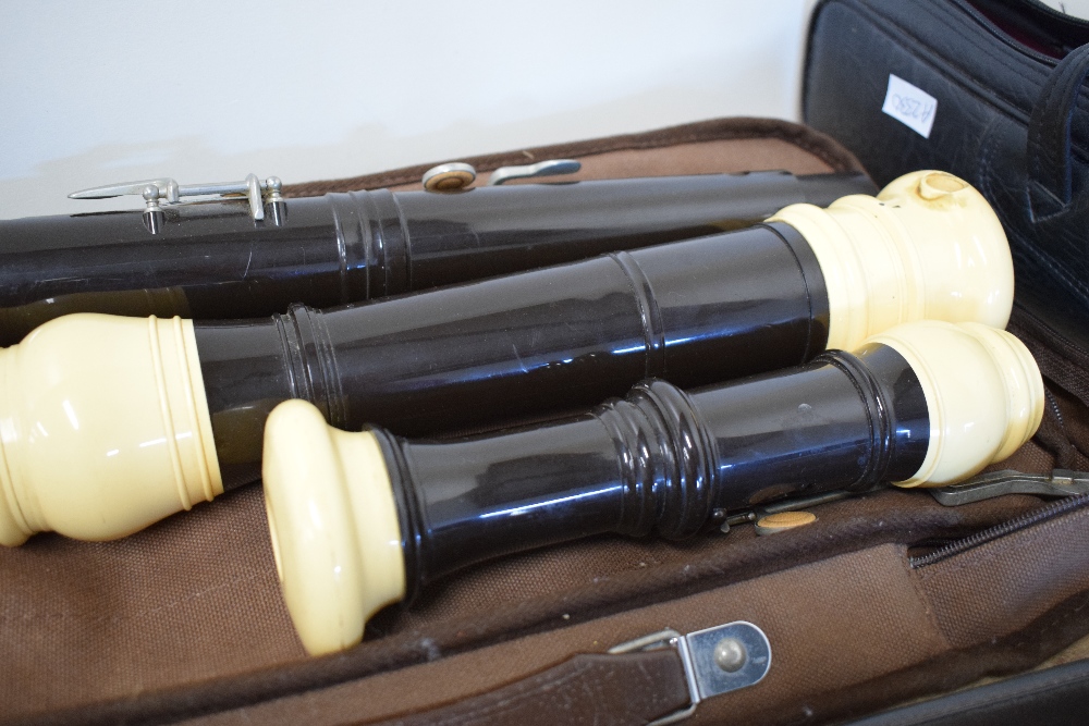 A selection of recorders, various sizes and models