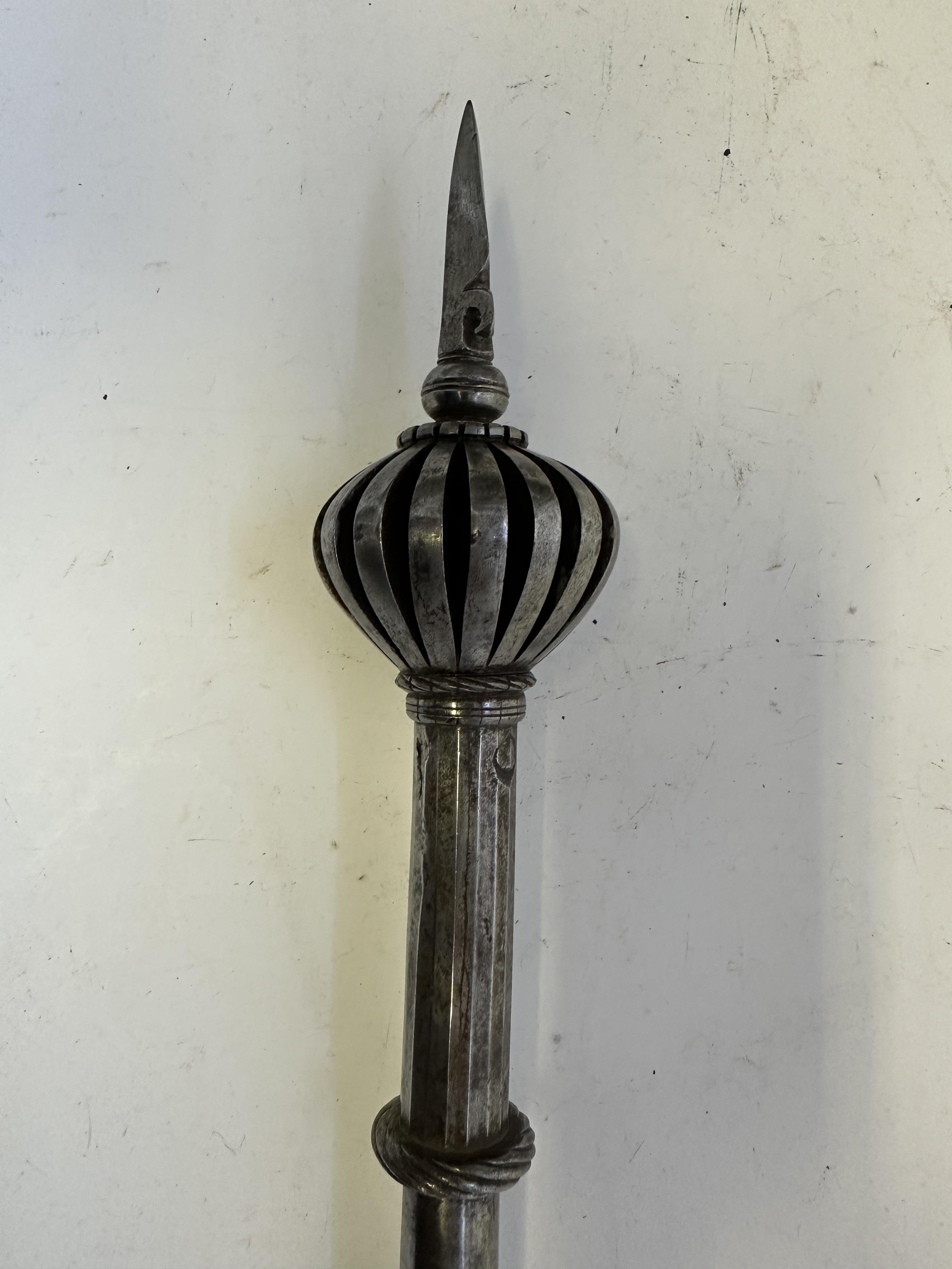 A GERMAN OR EAST EUROPEAN MACE, LATE 16TH CENTURY formed entirely of ...