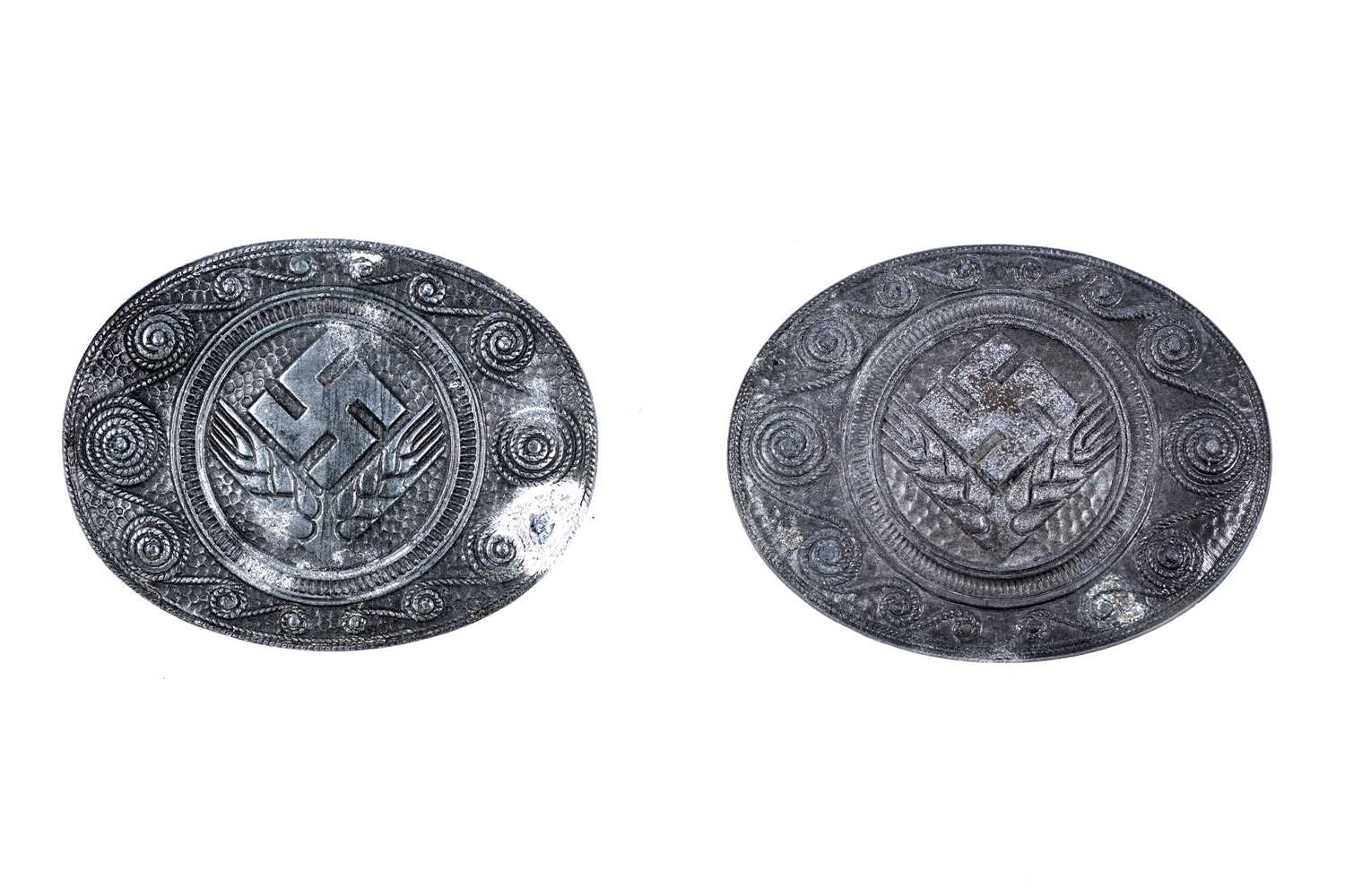 Two German Third Reich period RAD Woman's Labour Corps brooch badges ...