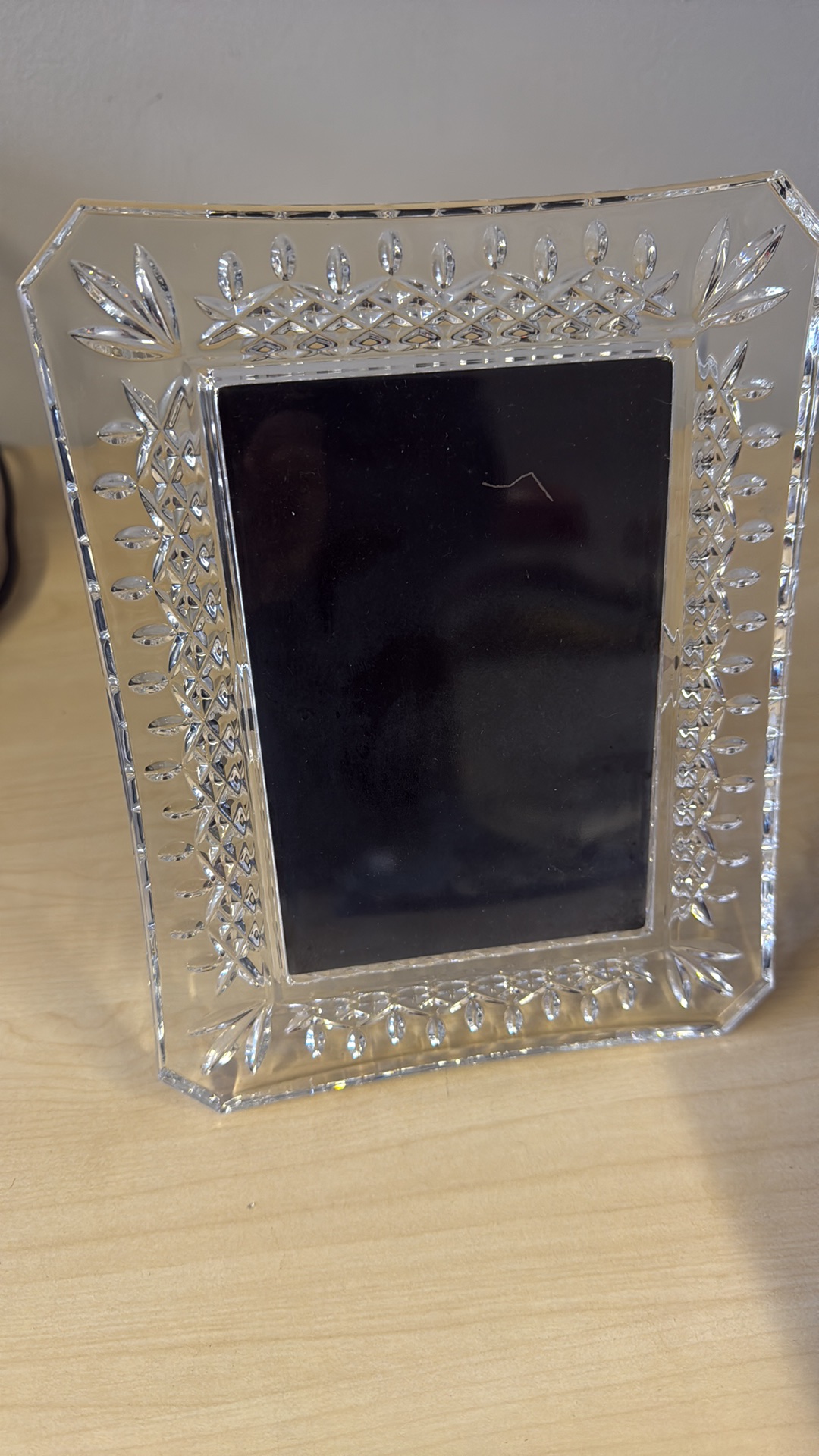 Waterford crystal photograph frame 23 cm x 17 cm