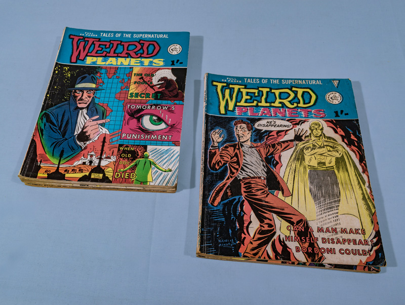 7 Alan Class comics, Weird Planets, Numbers 7, 8, 11, 14, 18, 21 and no ...