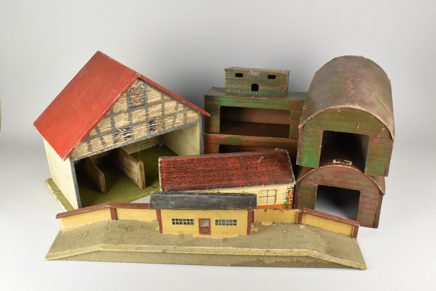 A Collection of Triang and Other Toy Buildings