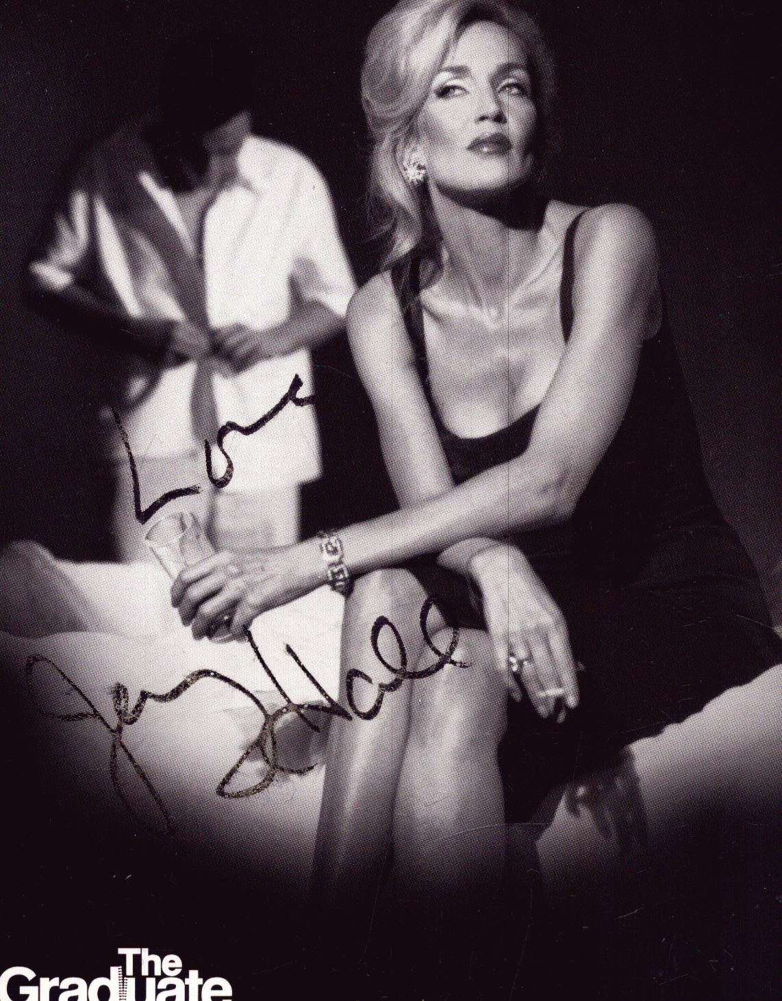 JERRY HALL Actress signed The Graduate West End Promo Photo