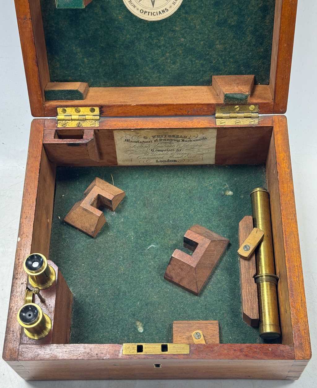 A brass sextant by G. Whitbread, London, late 19th century, no.2170 ...