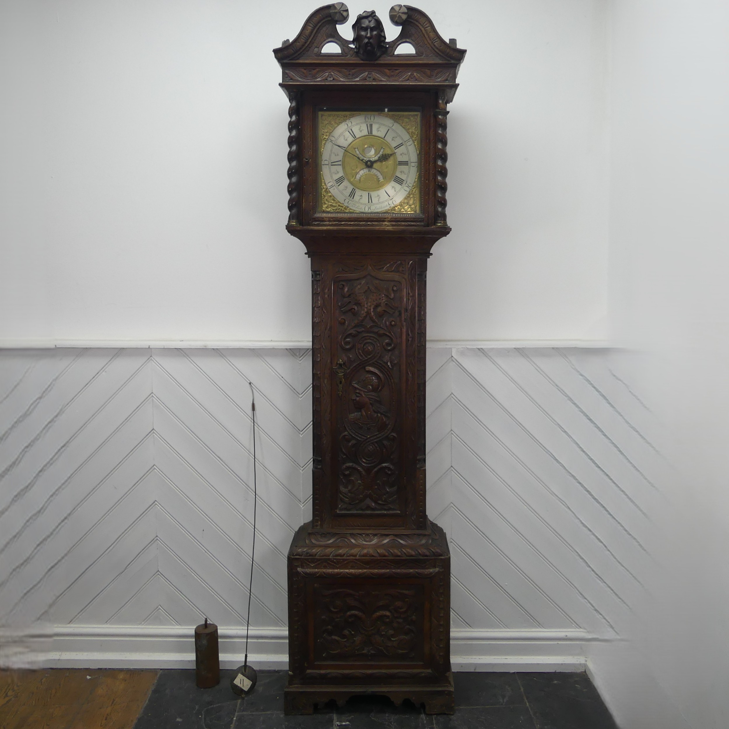 An 18th century 30-hour Longcase Clock, by Thomas Lister of Luddenden ...