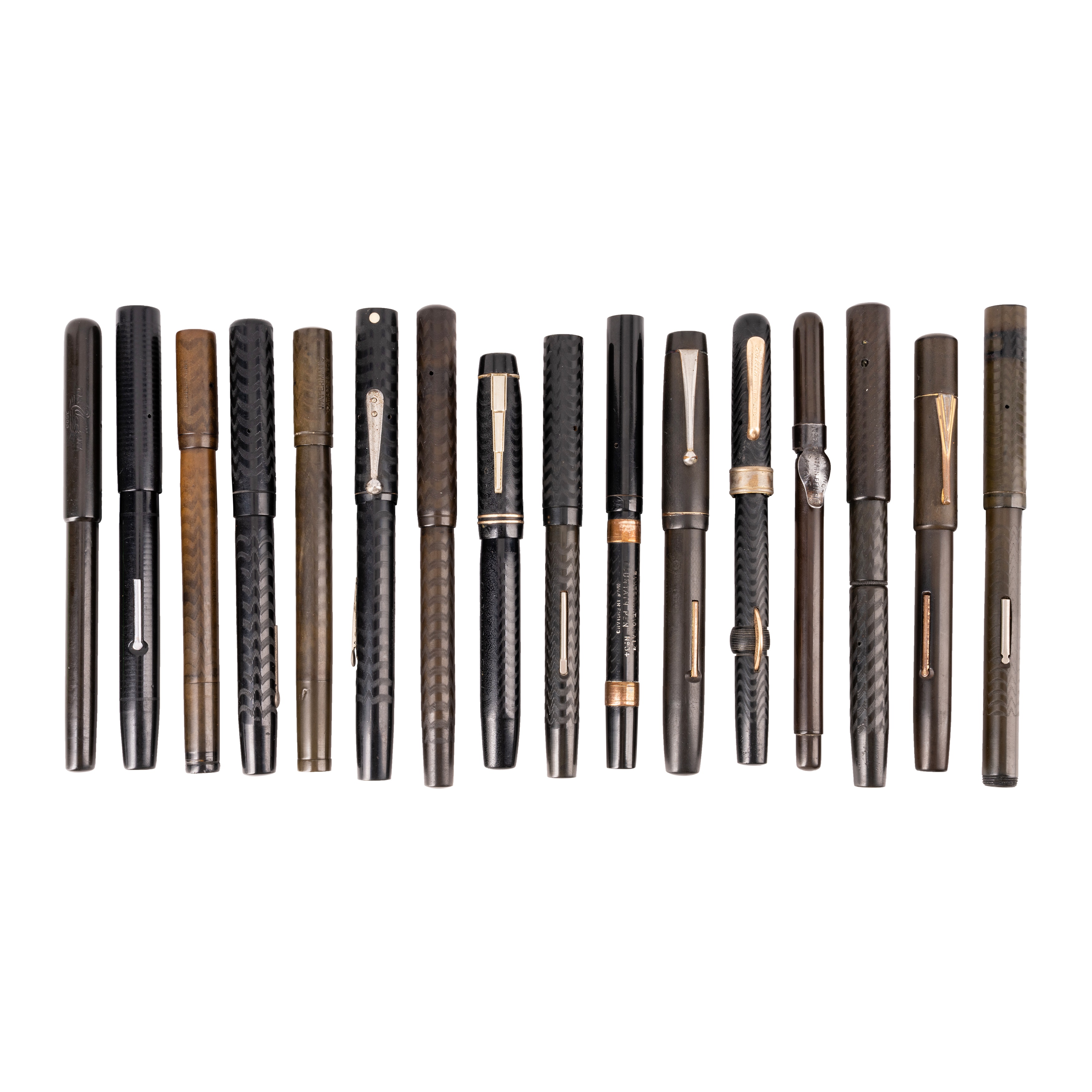 Waterman, WHS, Marie Todd & Co, Conklin etc Collection of Fountain Pens ...