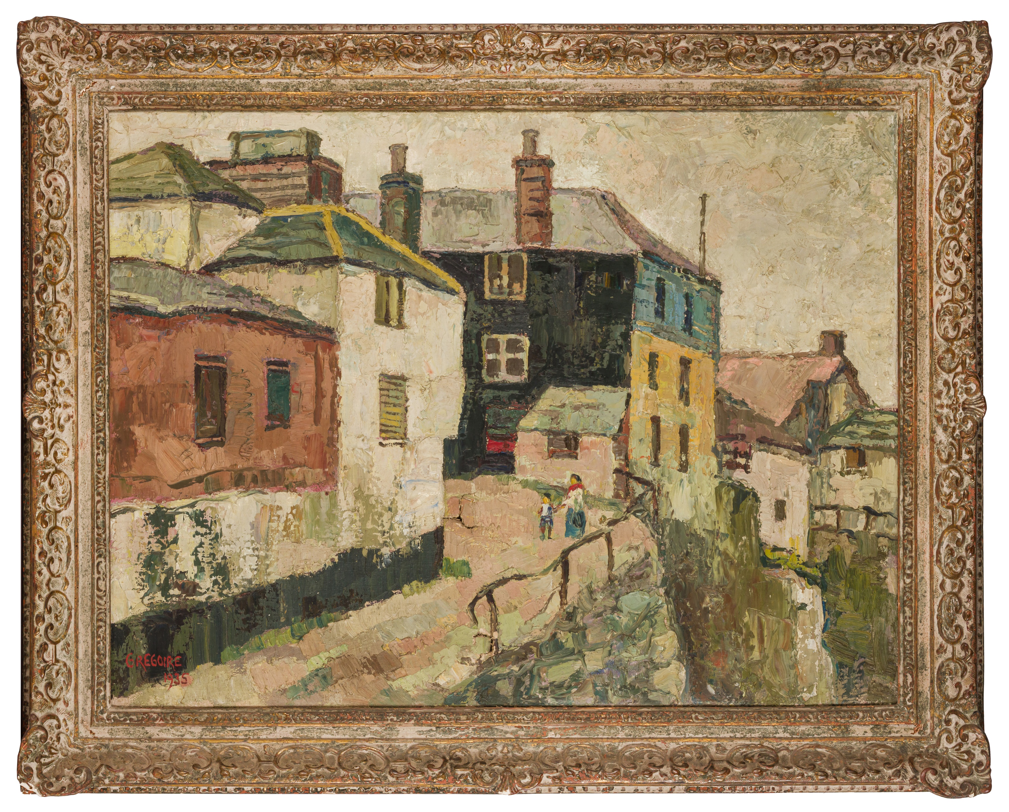 Gregoire Johannes Boonzaier (South African, 1909-2005) 'The Black House ...