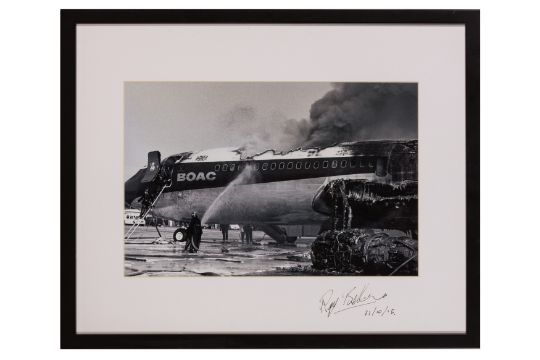BOAC FLIGHT 172, 1968 A group of five framed silver gelatin prints The ...
