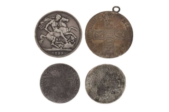 Two 'HMS Association' shipwreck (Isles of Scilly, 1707) coins - Charles ...