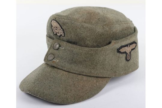 WW2 German Waffen-SS M-43 Field Cap, good example of a standard WW2 ...