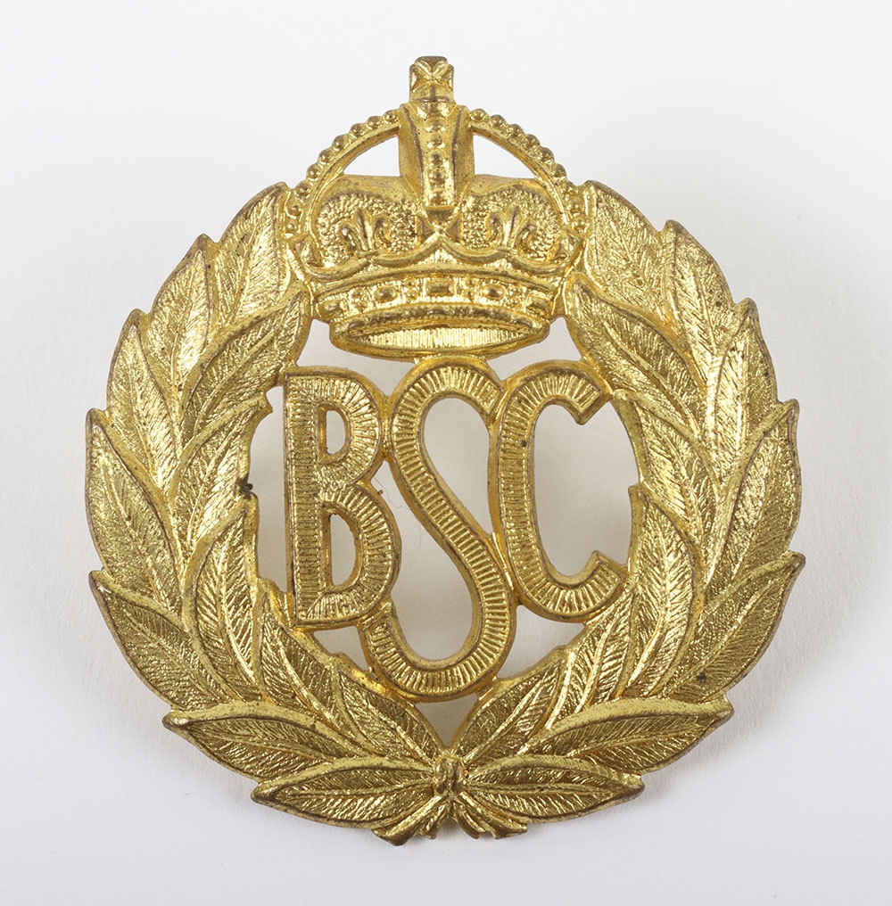 Rare British Security Co-Ordination Cap Badge, fine example of brass ...