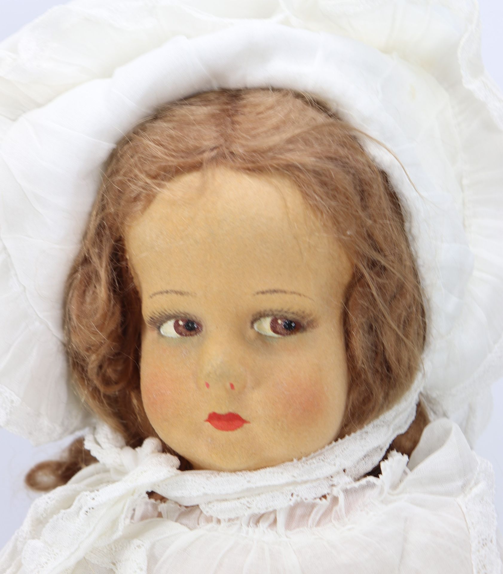 A Lenci 300 series felt girl doll in original clothes, Italian 1930s ...