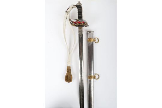1874 Pattern 2nd Life Guards Officers Sword, being a good copy of a ...