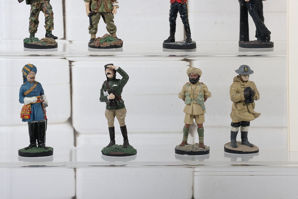 Franklin Mint 54 mm Scale Pewter Military Figures,designed by Charles ...
