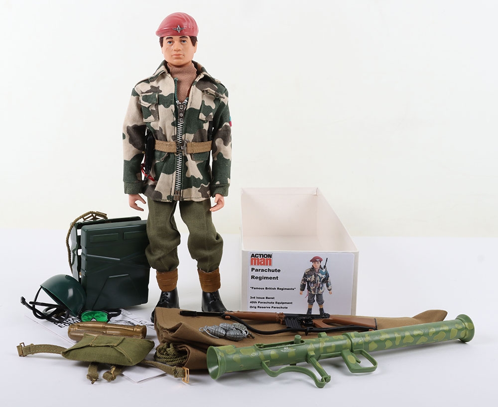 Palitoy Vintage Action Man Parachute Regiment on Palitoy brown ...