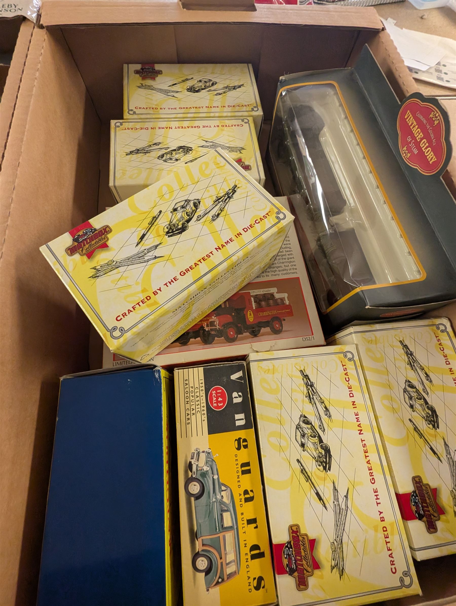 Collection of diecast model vehicles, including Matchbox and Corgi ...