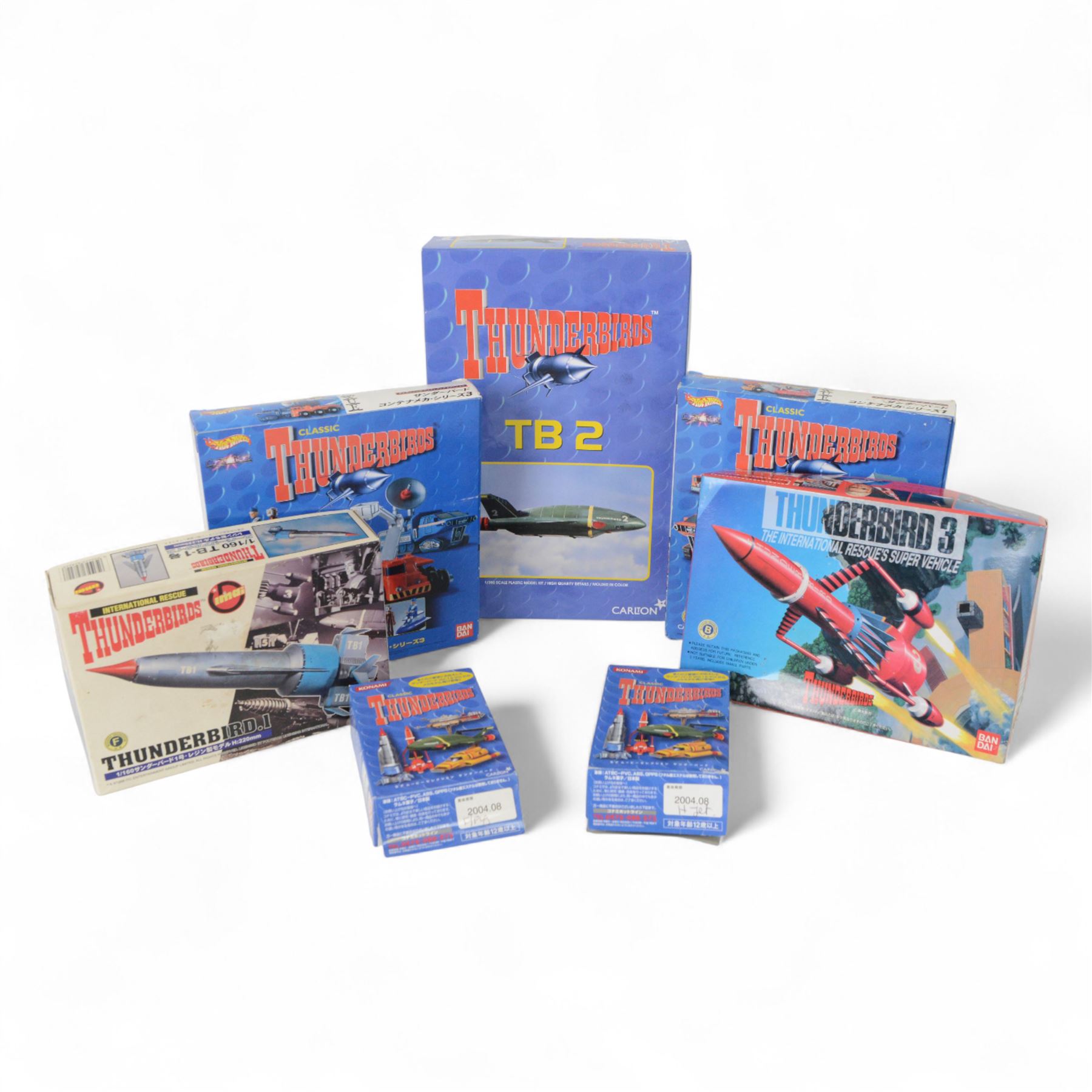 Collection of Japanese issue Gerry Anderson Thunderbirds model kits ...