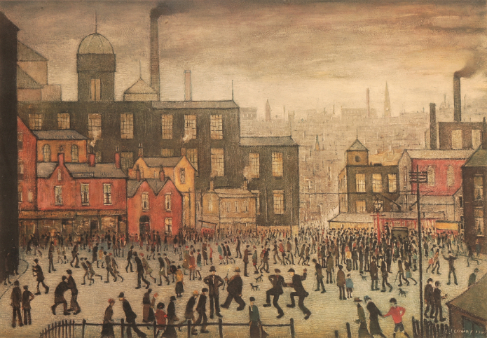 *LAURENCE STEPHEN LOWRY (1887-1976) 'Our Town' signed and numbered 300/ ...