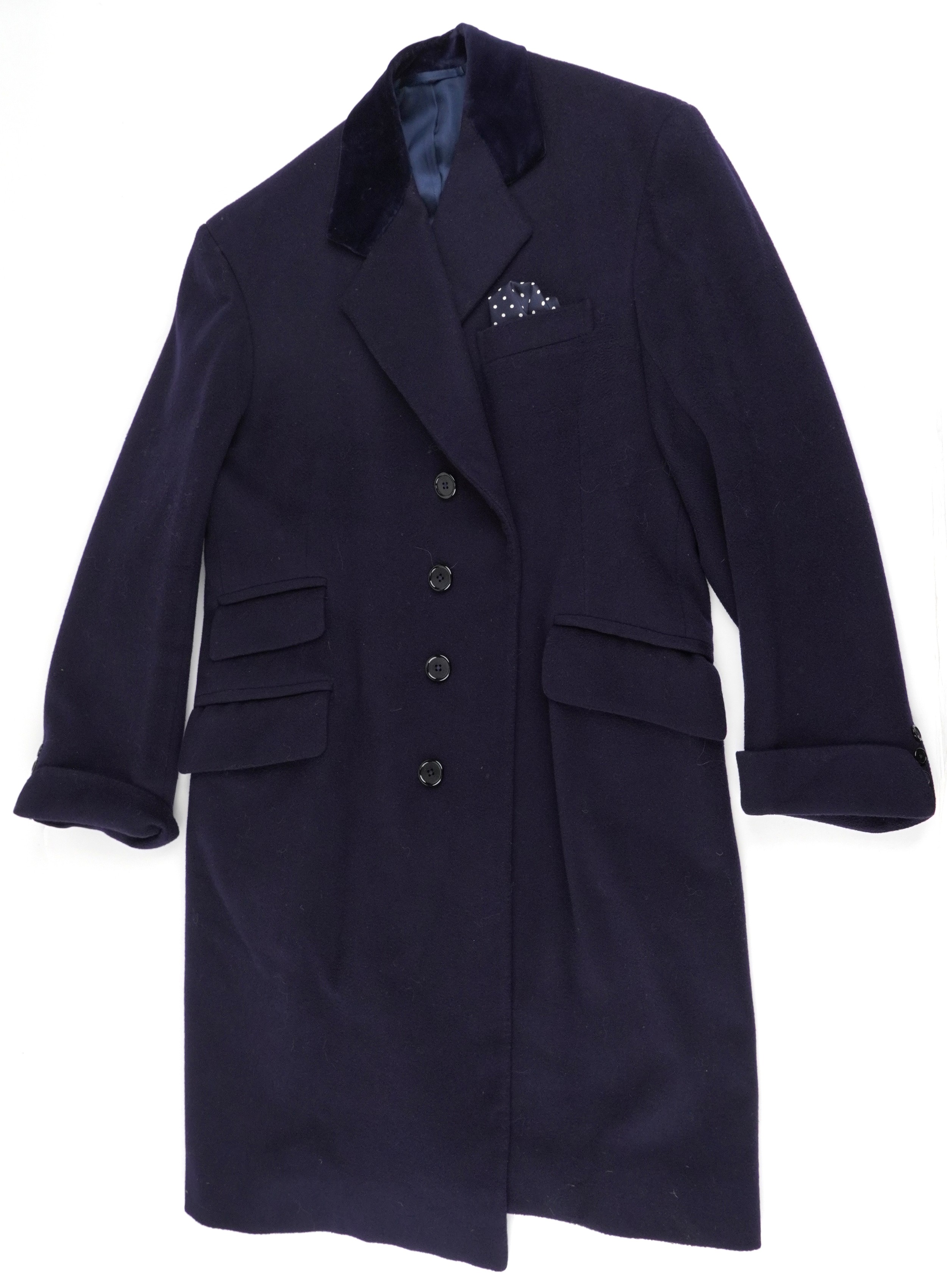 A Crombie, Aberdeen Scotland, cashmere AND wool gentlemen's overcoat ...