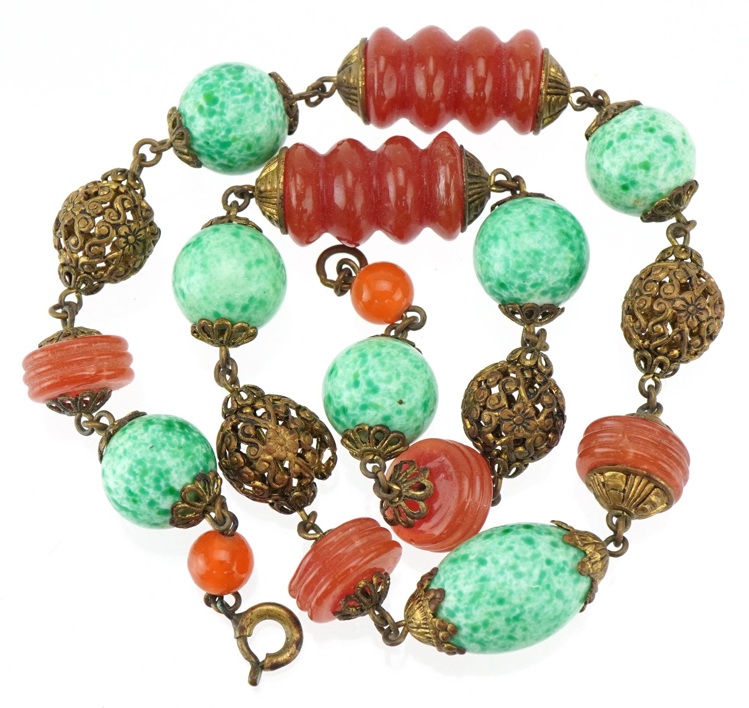 Max Neiger - Neiger Brothers, a 1920s/30s gilt metal turquoise and ...