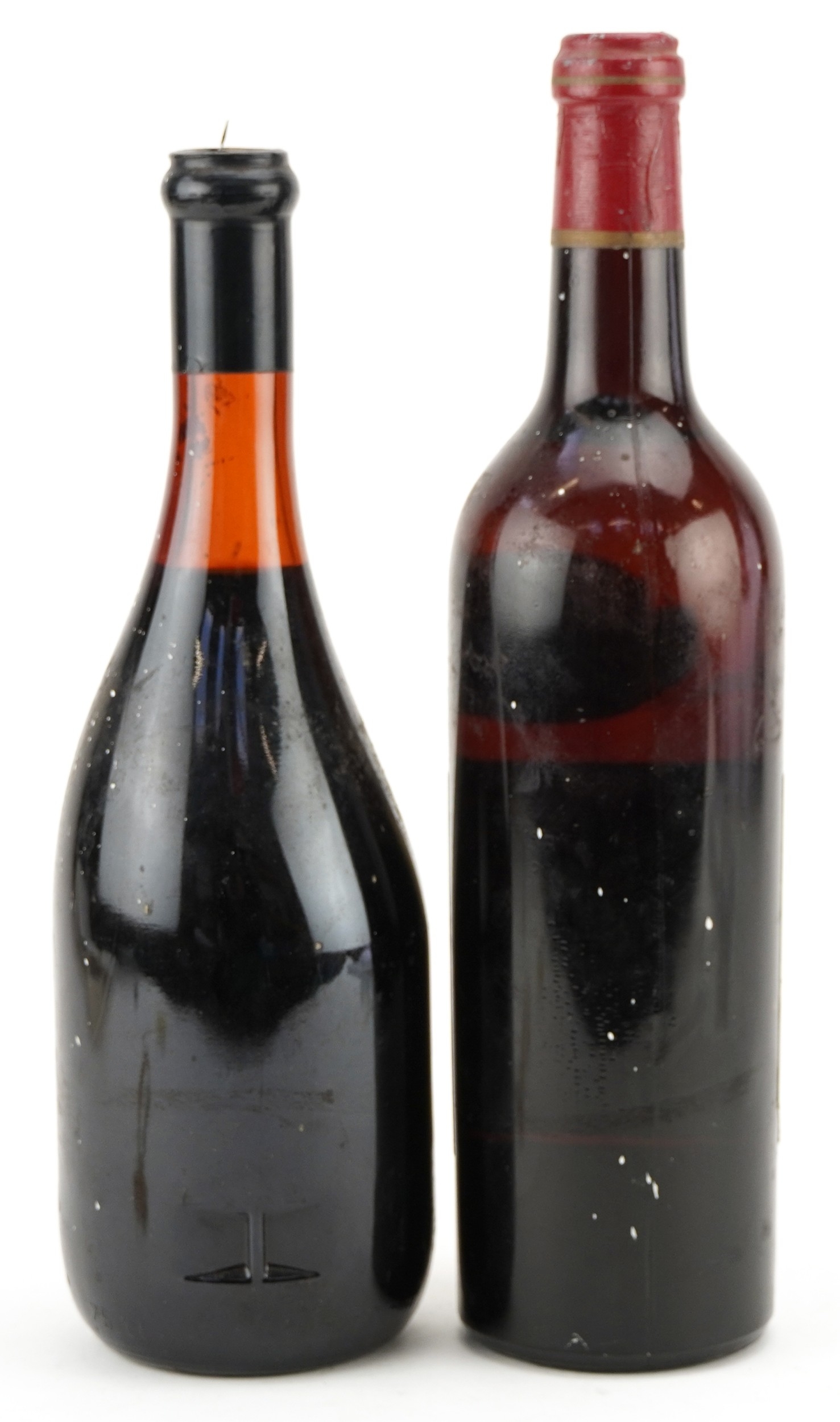 Two bottles of Barolo wine comprising Contratto vintage 1958 and ...