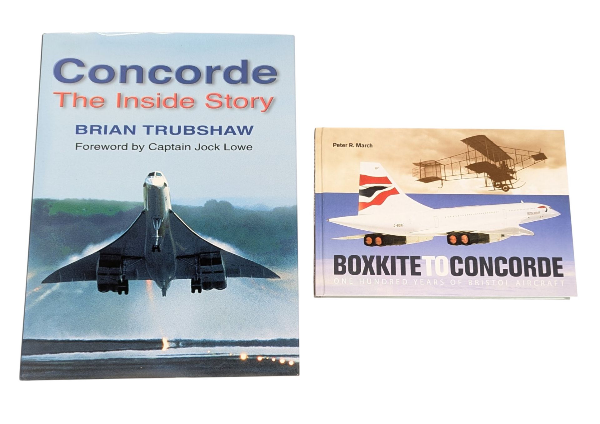 Concorde - 2x signed first edition aviation history Concorde interest ...